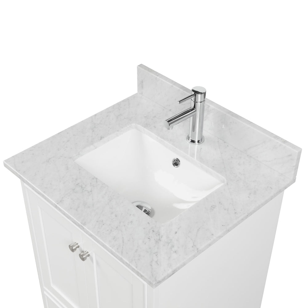 Countertop - White Carrara Marble with Sink